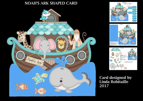 Noahs Ark Shaped Card - CUP781929_2362 | Craftsuprint