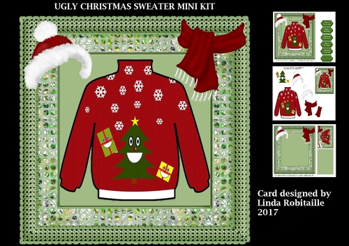 Ugly Christmas Sweater Mini Kit - CUP782919_2362 | Craftsuprint