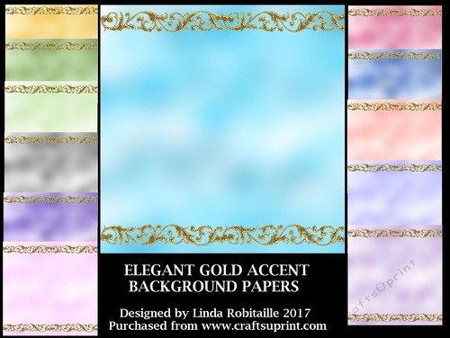 Elegant Gold Accent Background Papers - CUP794346_2362 | Craftsuprint