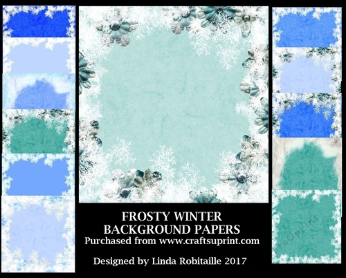 Frosty Winter Background Papers - CUP794823_2362 | Craftsuprint