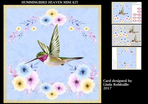 Hummingbird Heaven Mini Kit - CUP803450_2362 | Craftsuprint