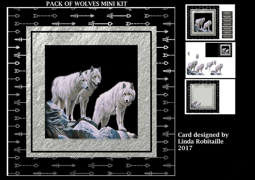 Pack of Wolves Mini Kit - CUP825152_2362 | Craftsuprint