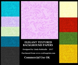 Elegant Textured Background Papers - Photo by Linda Short