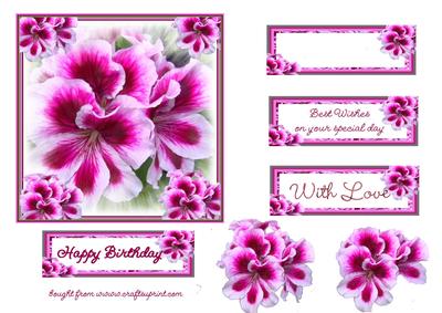 Pretty Flower Topper - CUP481773_3 | Craftsuprint