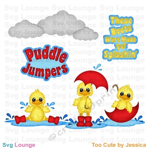 Spring Rainy Day Ducks SVG Cut File, Spring Has Sprung Cut File ...
