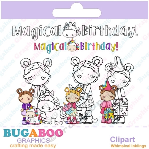 Unicorn Digi Stamps, Unicorn Graphics, Commercial Use, Unicorn Party ...