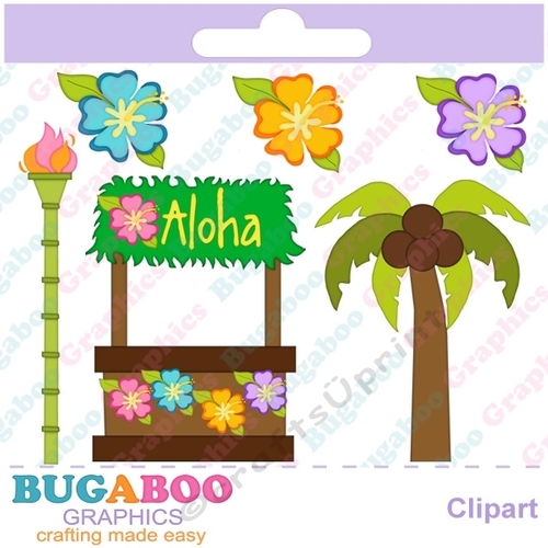 Luau Clipart, Luau Dancers, Hawaii tropical, hula girls, island ...