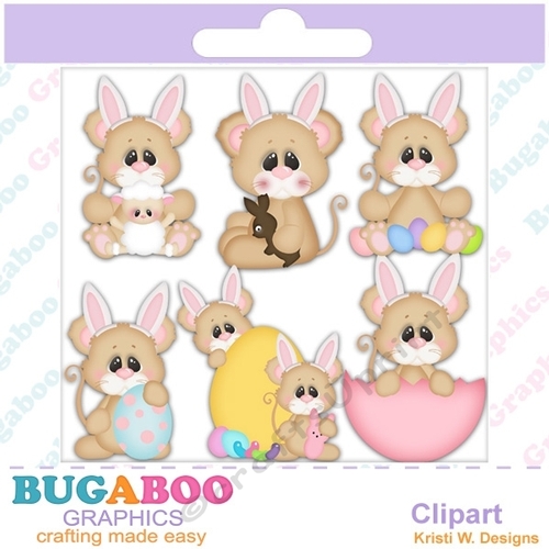Easter Mice - Easter Eggs Clipart - Instant Download - Digital Clipart ...