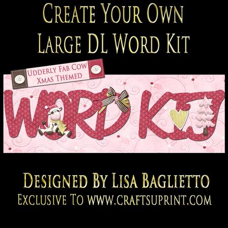 Create Your Own - Cow Christmas Word Card Kit - CUP154038_614 ...