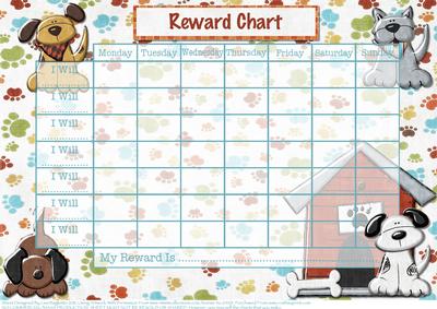 Perfect Puppies - Child's Reward Chart - CUP170823_614 | Craftsuprint