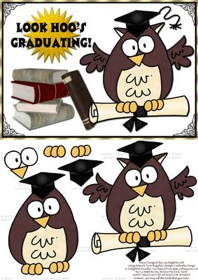 Look Hoo's Graduating - Congratulations Card - CUP215573_614 | Craftsuprint