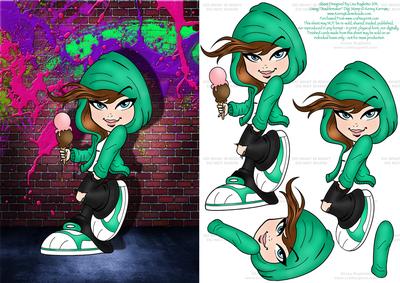 Troublemaker - Paint Splattered Teenager Step by Step Card - CUP237077 ...