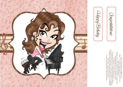 Tori Famous - Musical Birthday/congratulations 8x8 Card - CUP238723_614 ...