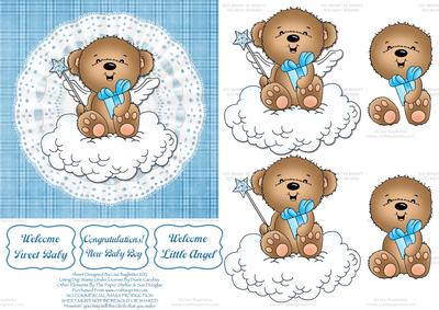 Little Angel - Congratulations New Baby Boy Card - CUP321330_614 ...