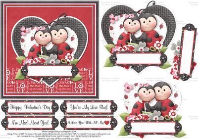 Ladybug Love - Cute Valentines Day Step by Step Card - CUP515136_614 ...