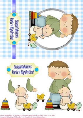 New Big Brother - Children's Congratulations Quick Card - CUP70966_614 ...