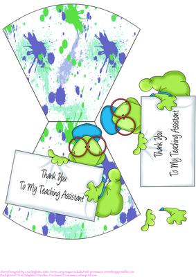 Thank You Teaching Assistant Bookworm Wobbler Teacher Card - CUP81535 ...