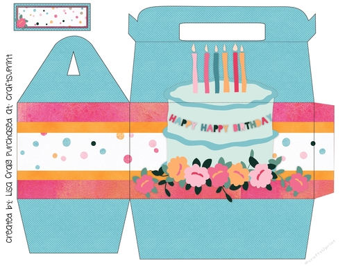 Happy Birthday Gable Box - CUP1106119_1548 | Craftsuprint