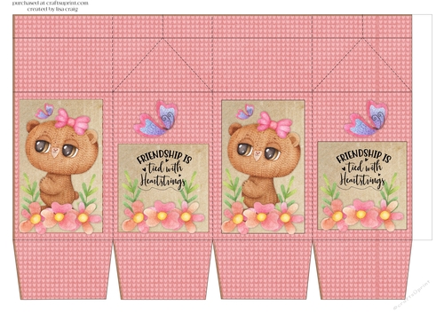 2021-Friendship Bear milk carton - CUP1119917_1548 | Craftsuprint