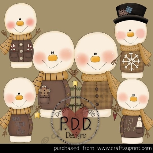 Frosty Friends 14 Clipart - CUP721361_1548 | Craftsuprint