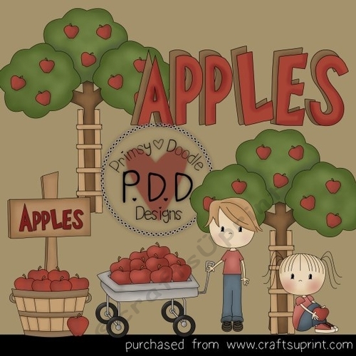 Picking Apples Clipart - CUP721367_1548 | Craftsuprint