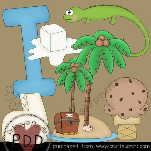 Letter I Clipart - CUP721904_1548 | Craftsuprint