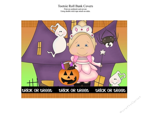 Halloween Tootsie Roll Bank Cover 3 - CUP723576_1548 | Craftsuprint