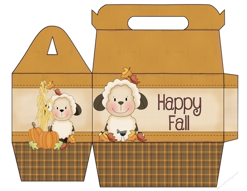 Fall Sheep Gable Box - CUP730654_1548 | Craftsuprint