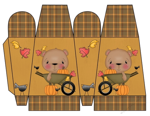 Fall Bear Box - CUP730658_1548 | Craftsuprint