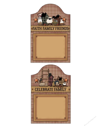 Primitive Country Mini Calendars 9 - CUP733825_1548 | Craftsuprint