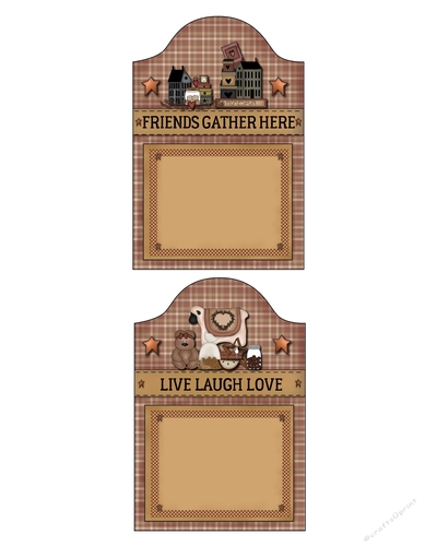 Primitive Country Mini Calendars 10 - CUP733826_1548 | Craftsuprint