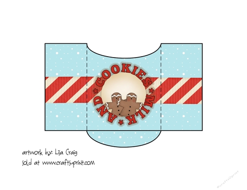 Milk and Cookies Cookie Pocket 1 - CUP739002_1548 | Craftsuprint
