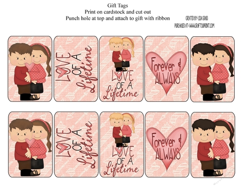 Love Tags Sheet 1 - CUP790412_1548 | Craftsuprint