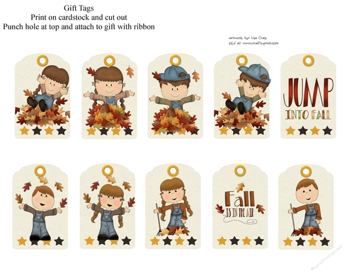 Fall Tags Sheet 19 - CUP810979_1548 | Craftsuprint