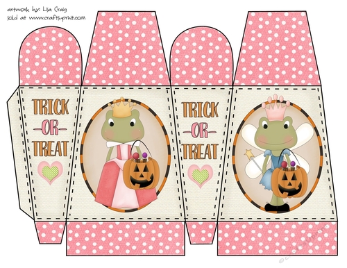 Girl Halloween Box Printable 1 - CUP821508_1548 | Craftsuprint