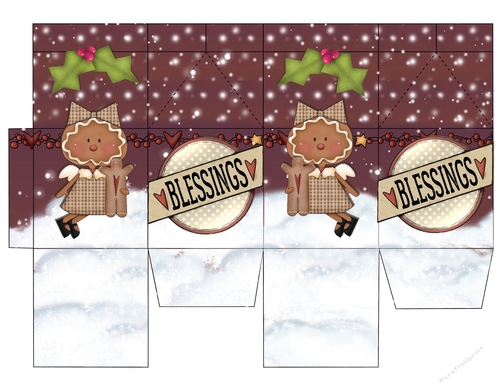 Winter Snow Milk Carton 3 - CUP825917_1548 | Craftsuprint