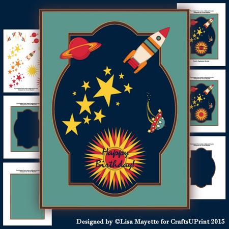 Blast Off Rocket - CUP603934_2195 | Craftsuprint