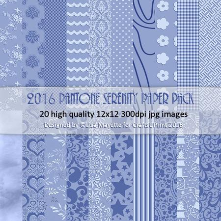 Periwinkle Blue Paper Pack - CUP676863_2195 | Craftsuprint