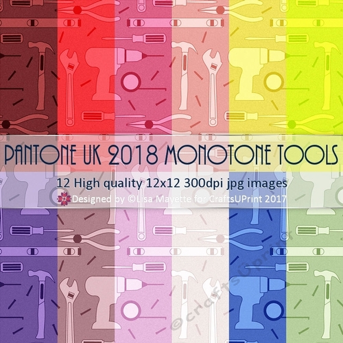 Pantone UK 2018 Spring & Summer Monotone Tools Papers - CUP852653_2195 ...