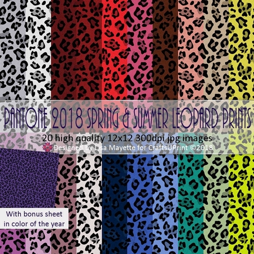 Pantone 2018 Spring & Summer Leopard Animal Prints Bumper Kit ...