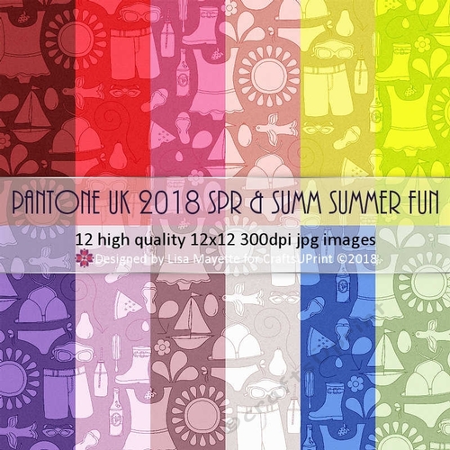 Pantone UK 2018 Spring & Summer Summer Fun - CUP860233_2195 | Craftsuprint