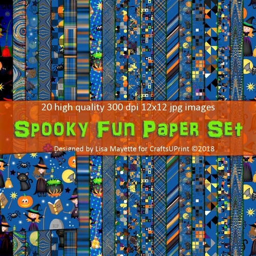 Spooky Fun Paper Pack - CUP895226_2195 | Craftsuprint