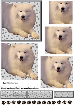 Samoyed Pyramid - CUP451026_15 | Craftsuprint