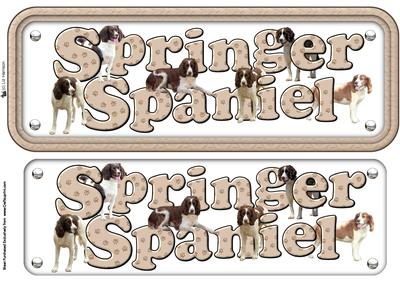 Springer Spaniel Name Sign - CUP519366_15 | Craftsuprint