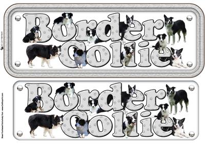 Border Collie Name Sign - CUP521734_15 | Craftsuprint