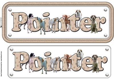 Pointer Name Sign - CUP565147_15 | Craftsuprint