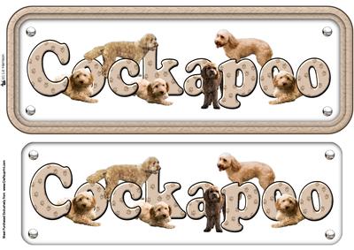 Cockapoo Name Sign - CUP657103_15 | Craftsuprint