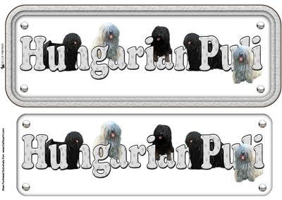 Hungarian Puli Name Sign - CUP658139_15 | Craftsuprint