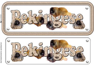 Pekingese Name Sign - CUP680152_15 | Craftsuprint