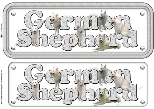 German Shepherd Name Sign - CUP728132_15 | Craftsuprint
